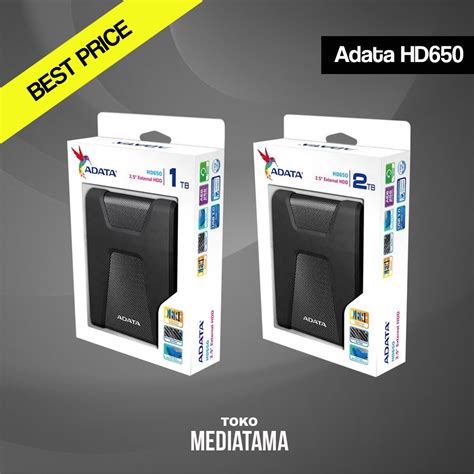 Jual Hardisk Eksternal Adata Hd Tb Tb Hdd External Harddisk Hard Disk Drive Indonesia