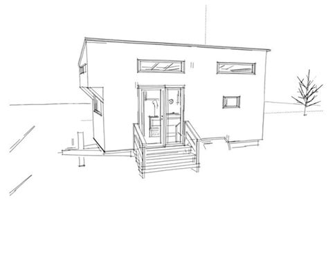 Tiny House Design On 20 Trailer Download Free 3d Model By Jay De