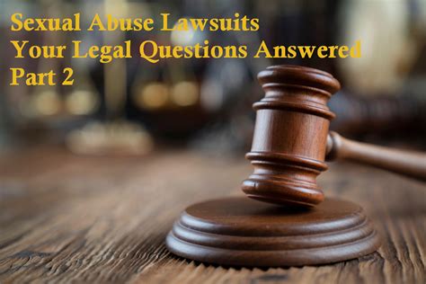 Episode 30 Sexual Abuse Lawsuits Your Legal Questions Answered With