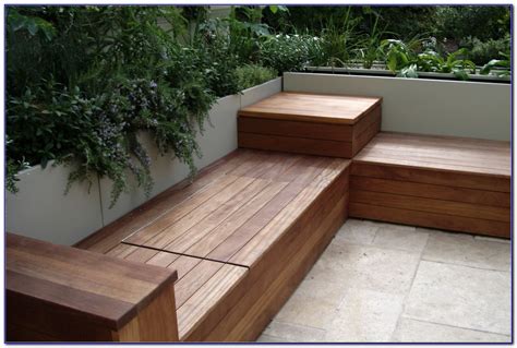 Deck Benches With Storage Bench Home Design Ideas MD ZME QO