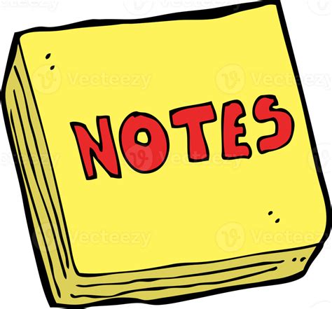 Cartoon Notes Pad 45269666 Png
