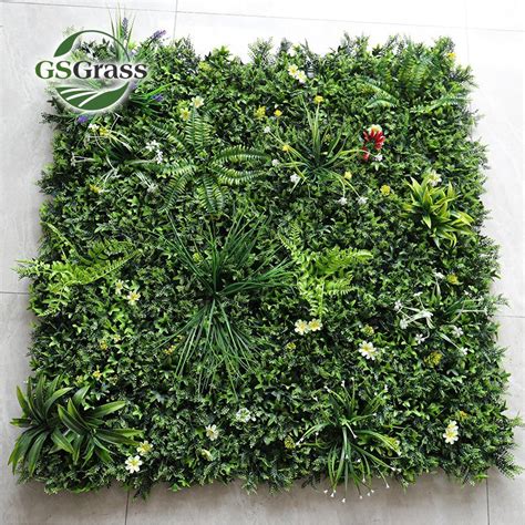 11m Artificial Grass Wall Hanging Plants Panel Hotel Wall Decoration