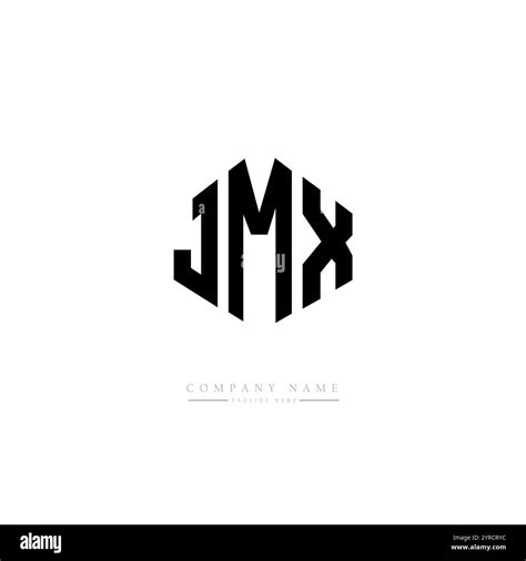 Jmx Letter Logo Design With Polygon Shape Jmx Polygon And Cube Shape