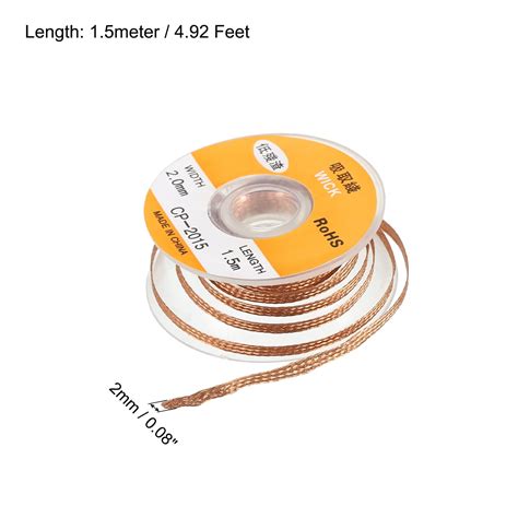 De Solder Wick Braid Flux No Clean Temu Soldering Wick