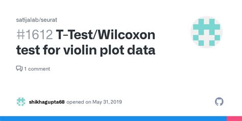 T Test Wilcoxon Test For Violin Plot Data Issue Satijalab