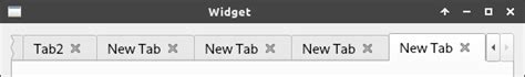 Qtabwidget With Add Button Right After The Tabs Like Firefox Or Chrome Qt Forum