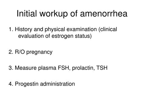 Ppt Amenorrhea Classification Powerpoint Presentation Free Download Id3527745