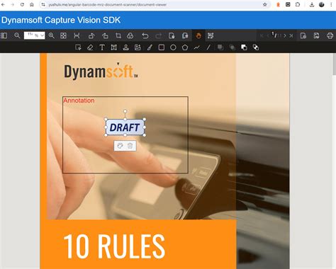 Building An Angular Document Viewer For Image Loading Annotation And Pdf Export Dynamsoft