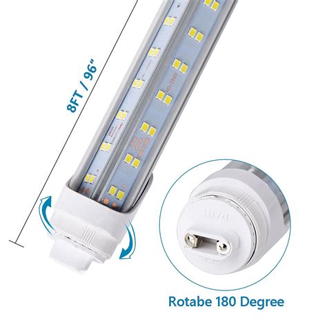 T8 T10 T12 Led Light Tube 8foot 120w R17d Replacement For F96t12cwho