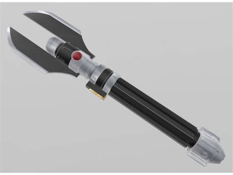 Darth Malgus Lightsaber Swtor Stl Files For 3d Printing Etsy