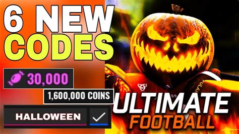 NEW UPDATE ULTIMATE FOOTBALL ROBLOX CODES ULTIMATE FOOTBALL CODES