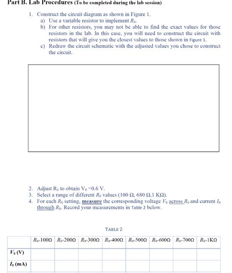 Solved Part A Lab Preparation To Be Completed Before The Chegg