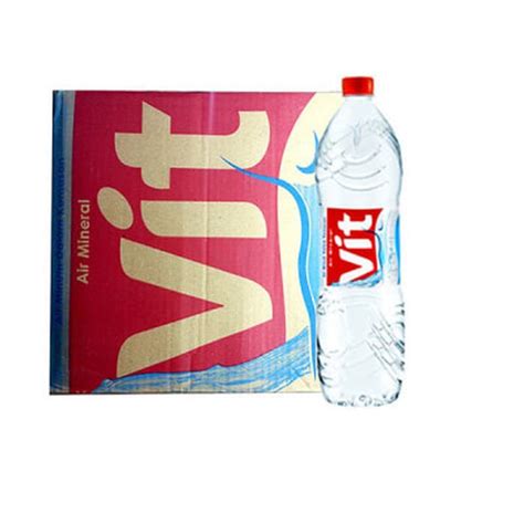 Jual VIT Air Mineral 1500ml 1 Karton Isi 12 Botol X 1500 Ml Kemasan Besar Vit Air Shopee
