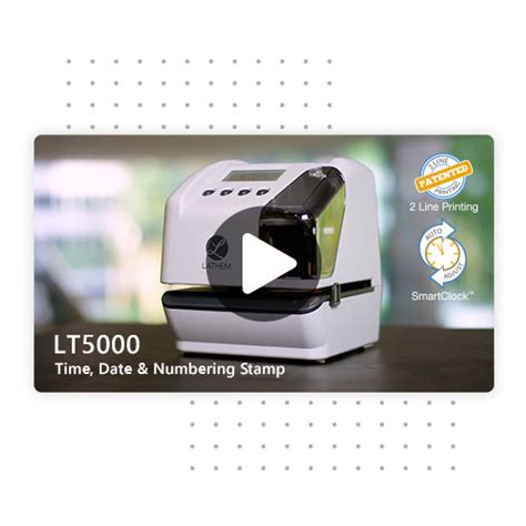 Automatic Lines Electronic Date Time Stamp Machine Multiple 58 Off