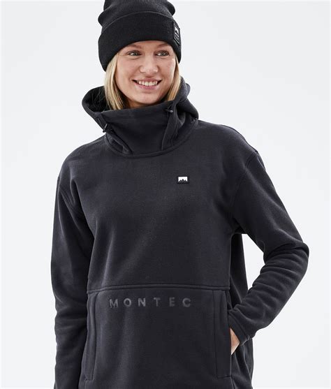 Montec Delta W Womens Fleece Hoodie Black