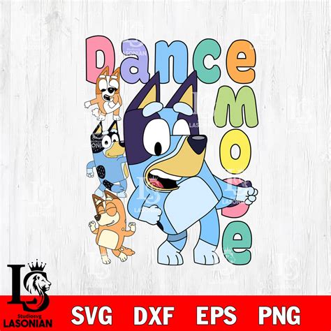 Bluey Dance Mode Lasoniansvg