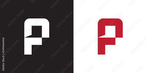 Minimal Fp Logo Icon Of A Pf Letter On A Luxury Background Logo Idea