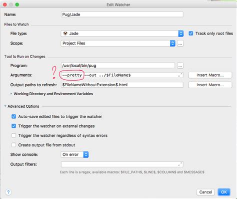 Phpstorm In WebStorm Don T Work Pug S Argument Pretty Stack