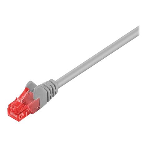 Goobay RJ45 CAT 6 U UTP CU 10m Grå