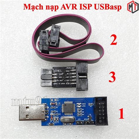 Mạch nạp AVR ISP USBasp Điện Tử MTU