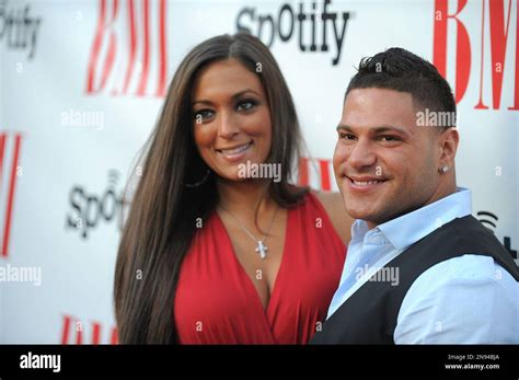 Samantha Giancola And Ronnie Ortiz Magro Arrive At The Bmi Urban Awards