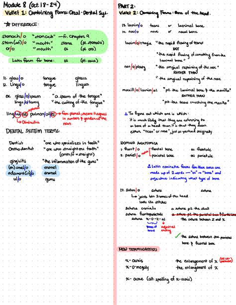 Module Lecture Notes And Module Oct PART Violet Combining