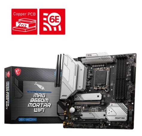Msi Mag B660m Mortar Wifi B660 Ddr5 Vga Yok Glan 2 5g Matx Hd Dp Type