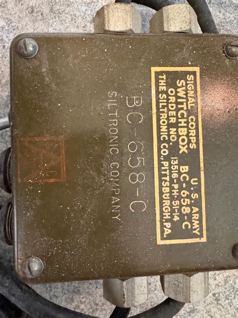 Signal Corps Switchbox Aukro