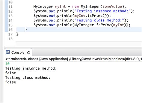 Java I Am Having Trouble Printing Out An Instance Method And A Class