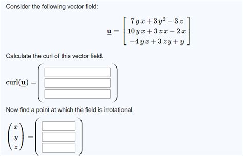 Consider The Following Vector Field Underline StudyX