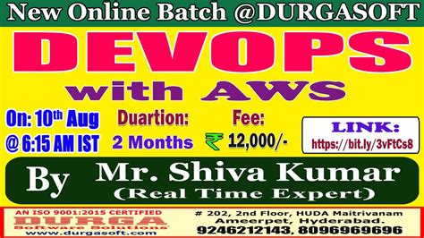 DEVOPS With AWS Online Training DURGASOFT YouTube