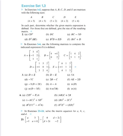 Solved Exercise Set In Exercises Suppose That A B Chegg