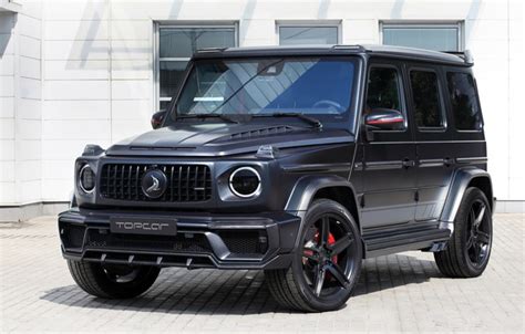 Wallpaper Mercedes Benz Front View Amg Inferno G Class