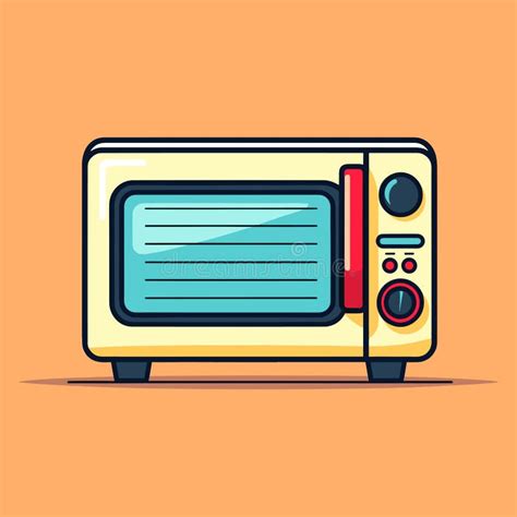 Vector Of A Toaster Oven On A Table In A Modern Kitchen Stock Vector