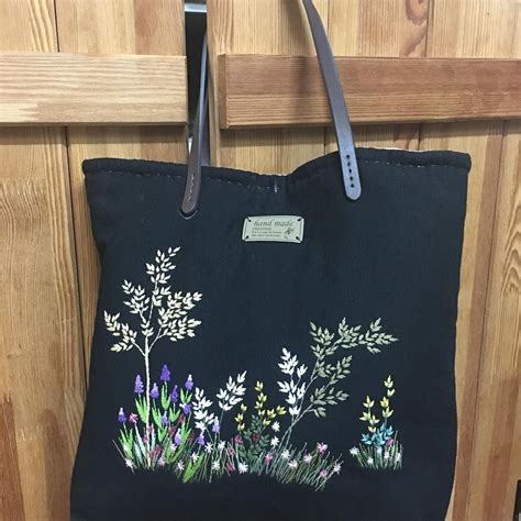 들꽃가방프랑스자수 야생화자수 꽃자수 Embroidery Bags Embroidered Bag Hand Embroidery Videos