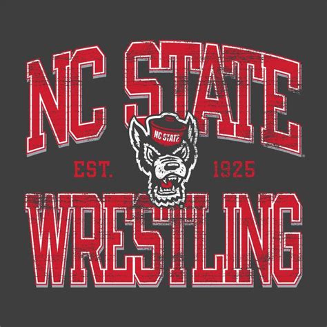 North Carolina State Wolfpack Champion Wrestling T Shirt Shop Now