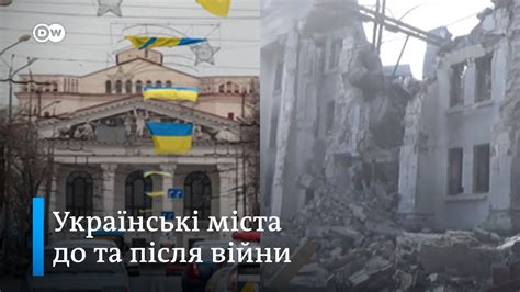 Харків Маріуполь Київ до і після війни Харків Київ Маріуполь