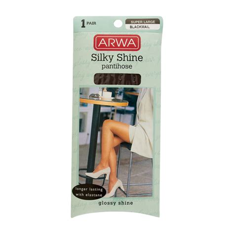 Arwa Silky Shine Blackmail Pantihose Super Large Pantyhose
