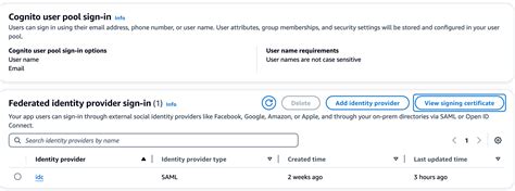 Single Sign Onsso을 위한 자격 증명 공급자 구성 연구 및 엔지니어링 스튜디오