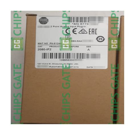 1 pc new 2080 if2 2 point analog input module 2080 if2