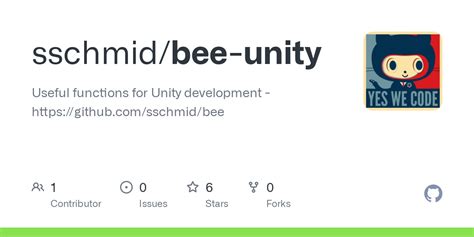 GitHub Sschmid Bee Unity Useful Functions For Unity Development Https Github Sschmid Bee
