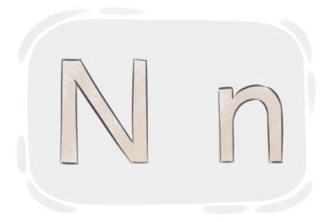 The Letter N In The English Alphabet LanGeek
