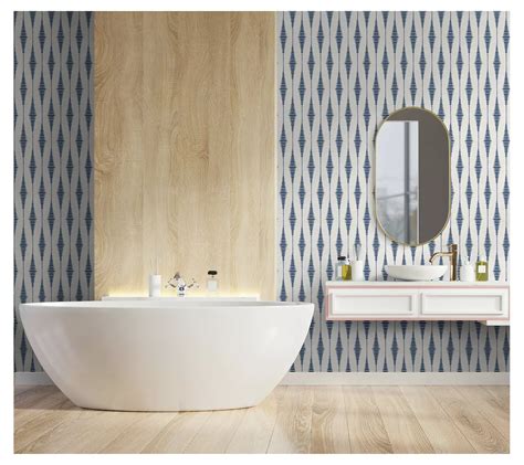 Nextwall Striped Ikat Peel And Stick Wallpaper