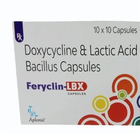 Doxycycline And Lactic Acid Bacillus Capsule At Rs 1250 Box Manimajra