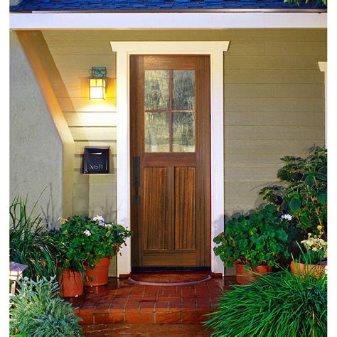 Knockety Ready To Install Mahogany Wood Prehung Front Entry Door Wayfair