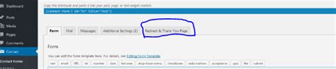 how to redirect contact form 7 after form submission wordpress