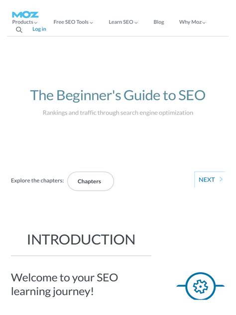 beginner s guide to seo search engine optimization moz pdf search engine optimization