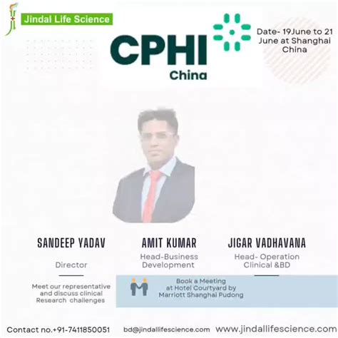Video Sandeep Yadav On Linkedin We Are Thrilled To Announce Our Participation In Cphi China