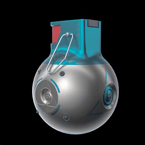 Artstation Grenade Scif Game Assets