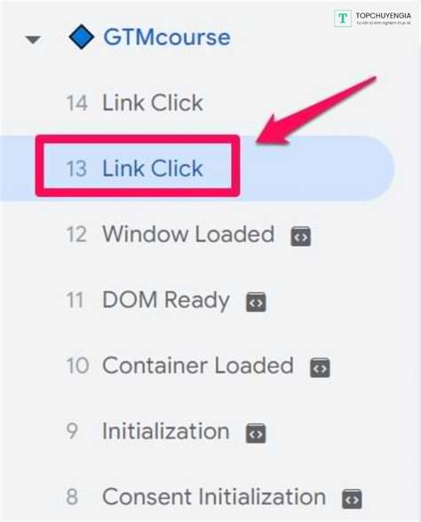 Tracking Event bằng Google Tag Manager số lần nhấp vào liên kết